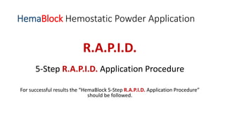 HemaBlock Hemostatic Powder | PPSX