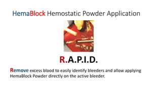 HemaBlock Hemostatic Powder | PPSX