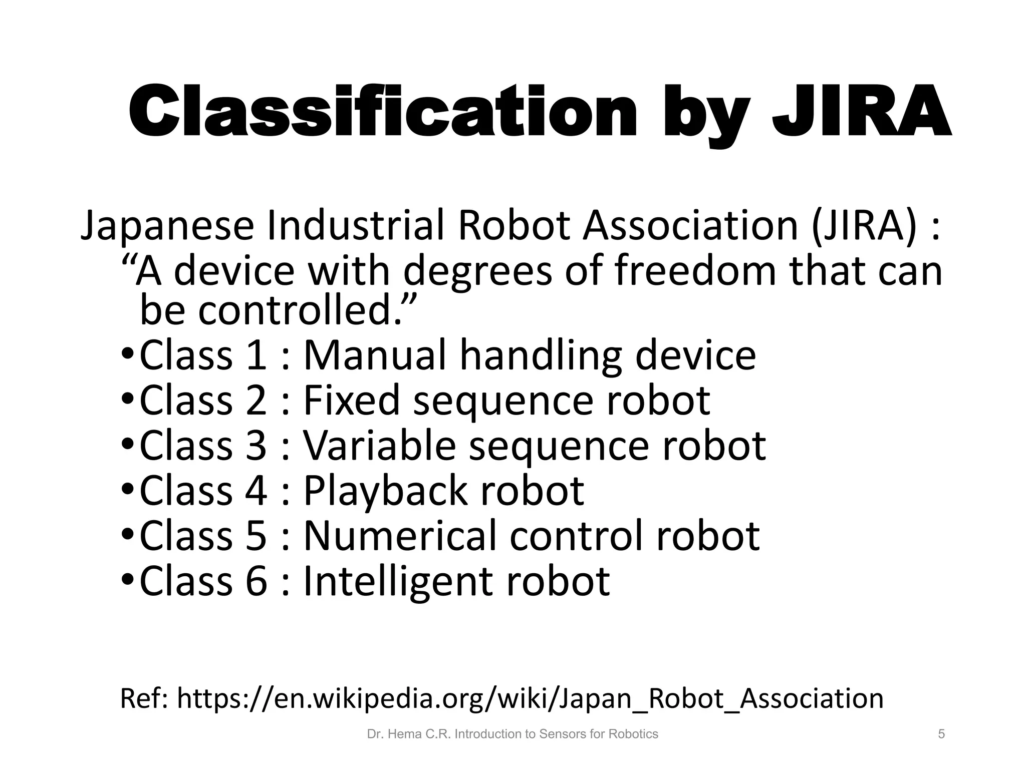 Introduction to Sensors for Robotics | PDF
