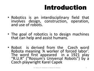Introduction to Sensors for Robotics | PDF