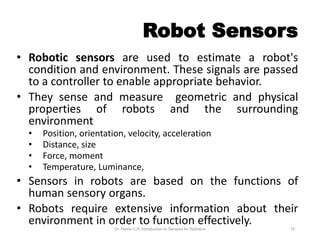 Introduction to Sensors for Robotics | PDF