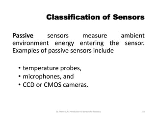 Introduction to Sensors for Robotics | PDF