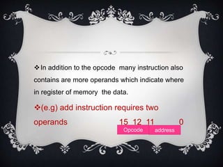 instruction codes | PPTX