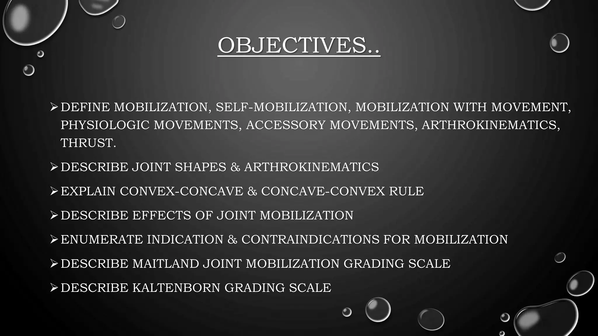 Joint Mobilization | PPTX
