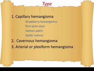 Hemangioma by momen | PPTX