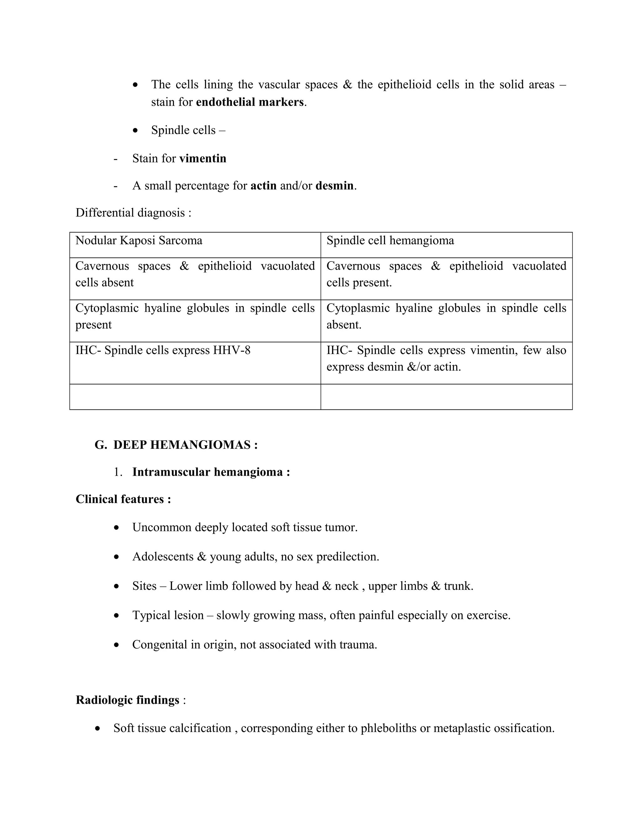 HEMANGIOMA | DOC