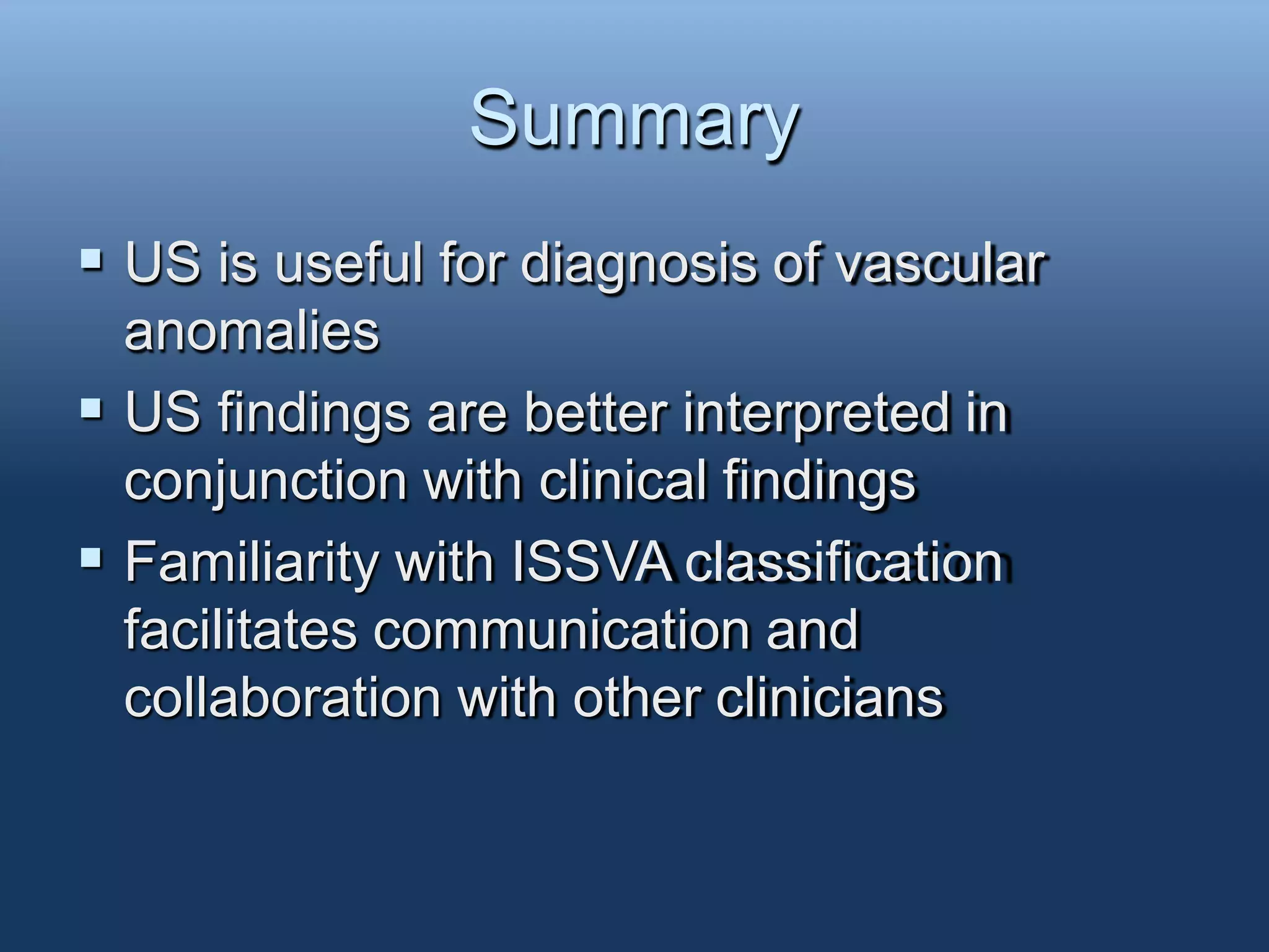 Ultrasound of Vascular anomalies by Oscar M. Navarro | PDF