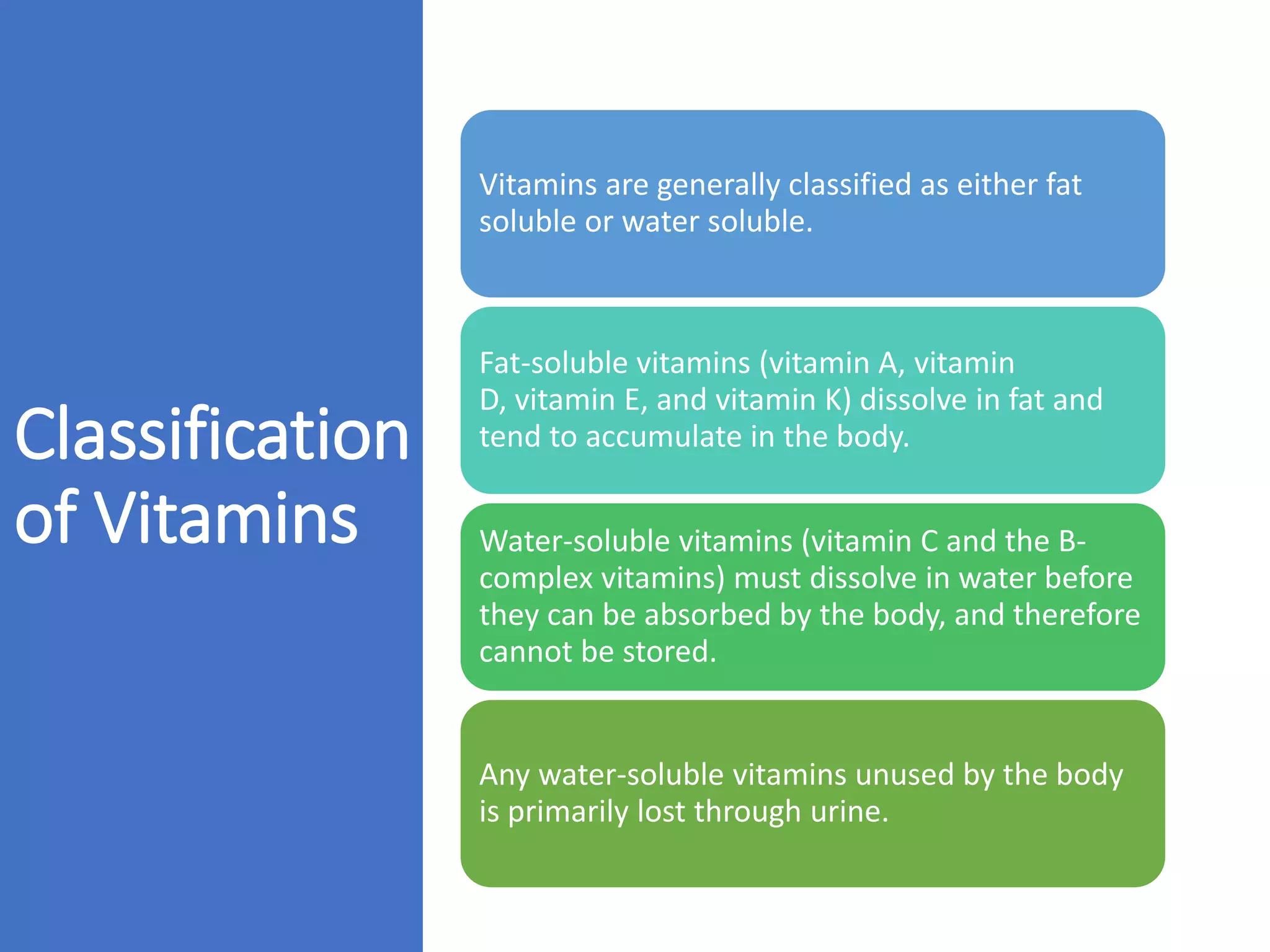 Vitamins | PPTX | Chemistry | Science