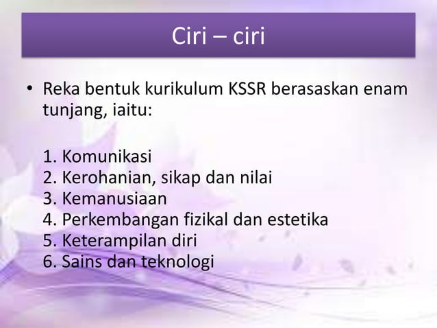 Kurikulum KBSR dan KSSR | PPTX