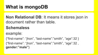 MongoDB | PPT