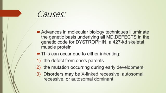 Muscular Dystrophy: An Introduction | PPT