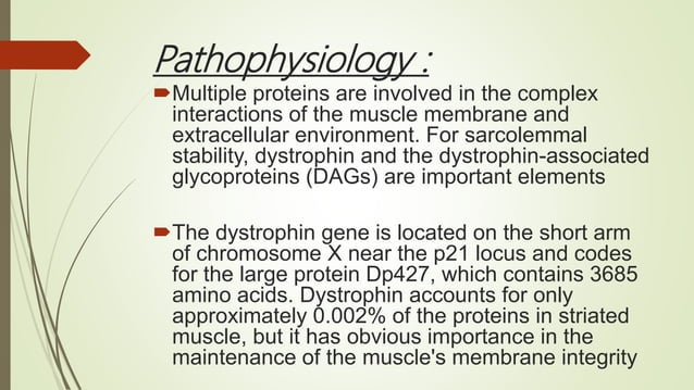 Muscular Dystrophy: An Introduction | PPT