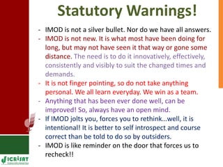 Hemant understanding imod | PPTX