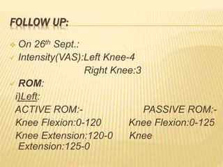 Patellofemolar Osteoarthritis and its Management | PPT