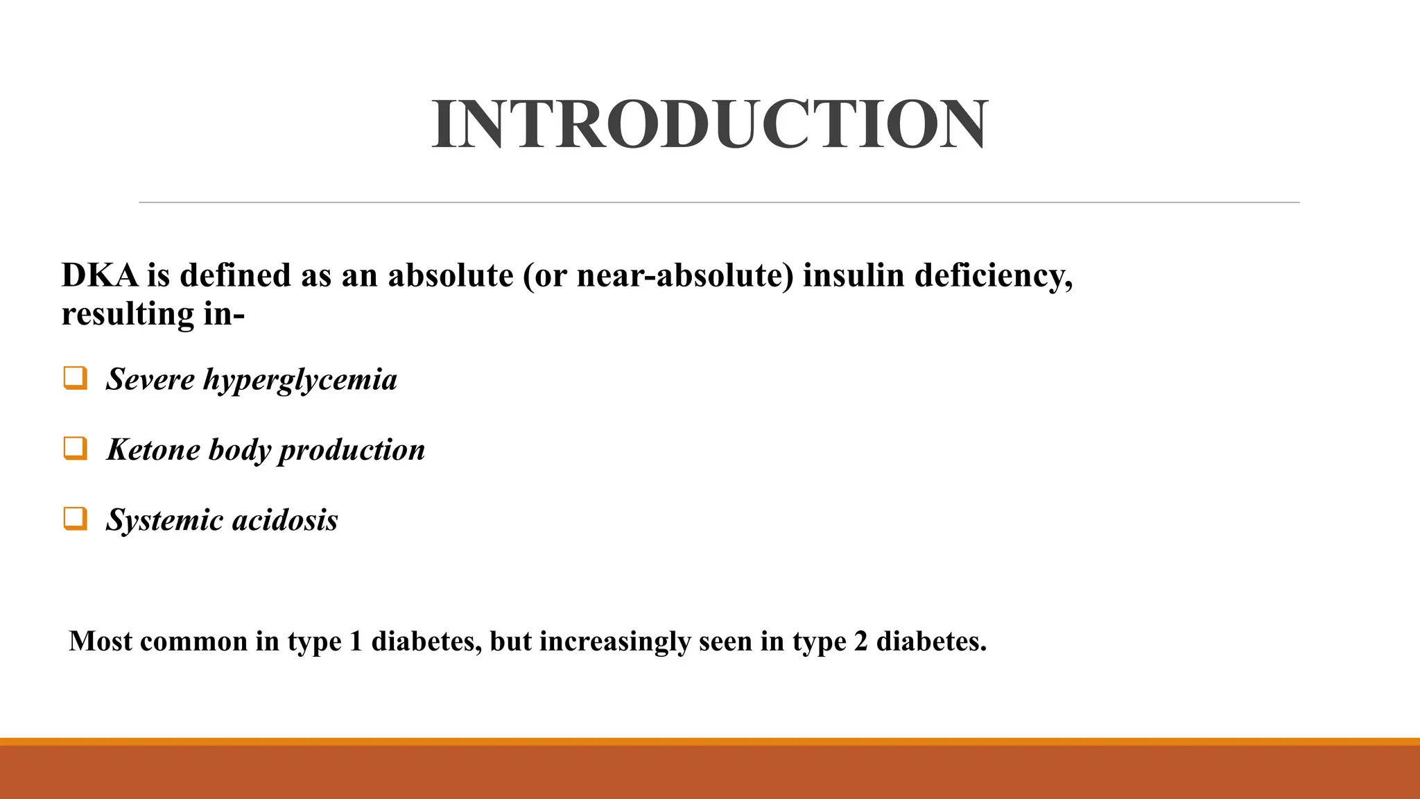 MANAGEMNT OF DIABETIC KETO-ACIDOSIS IN ICU | PPTX