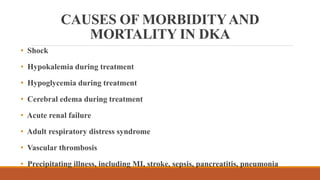 MANAGEMNT OF DIABETIC KETO-ACIDOSIS IN ICU | PPTX