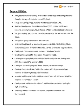 Hemanth kumar vadupu email | DOCX | Cloud Computing | Internet