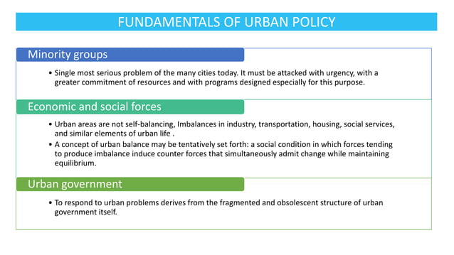 National Urban Policy | PDF | Environmental Services Industry | Industries