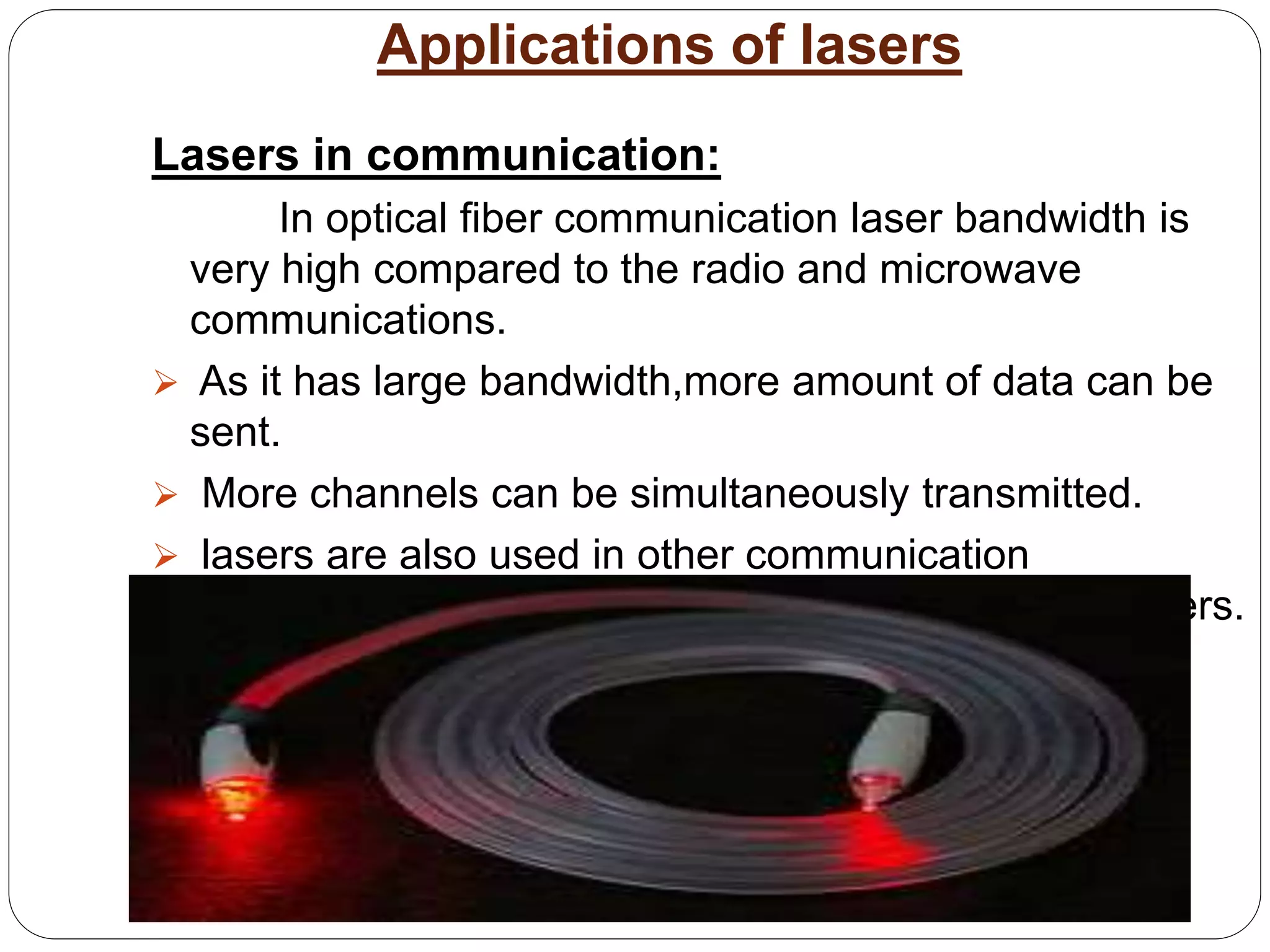 lasers ppt | PPTX