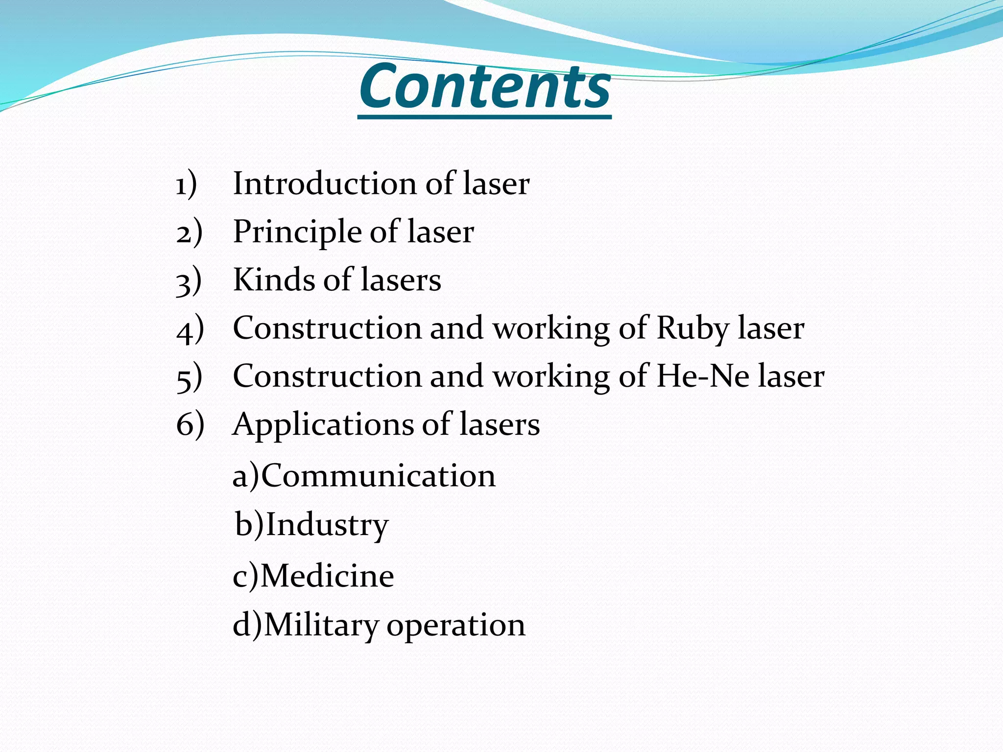 lasers ppt | PPTX