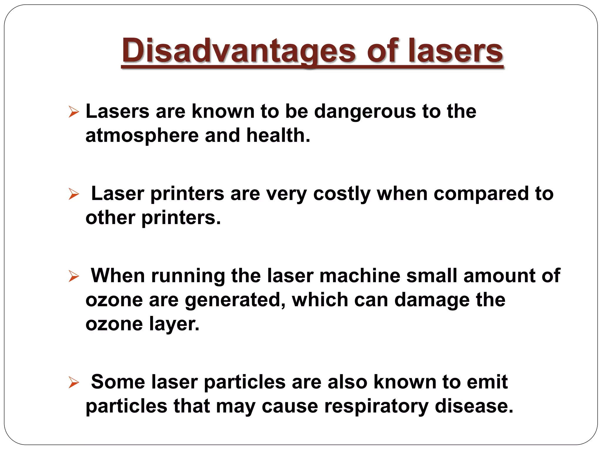 lasers ppt | PPTX