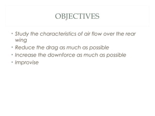 Rear Wing Flow Analysis & Optimization | PPT