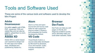 Ecommerce Mini Project / Group Project Coding | PPTX