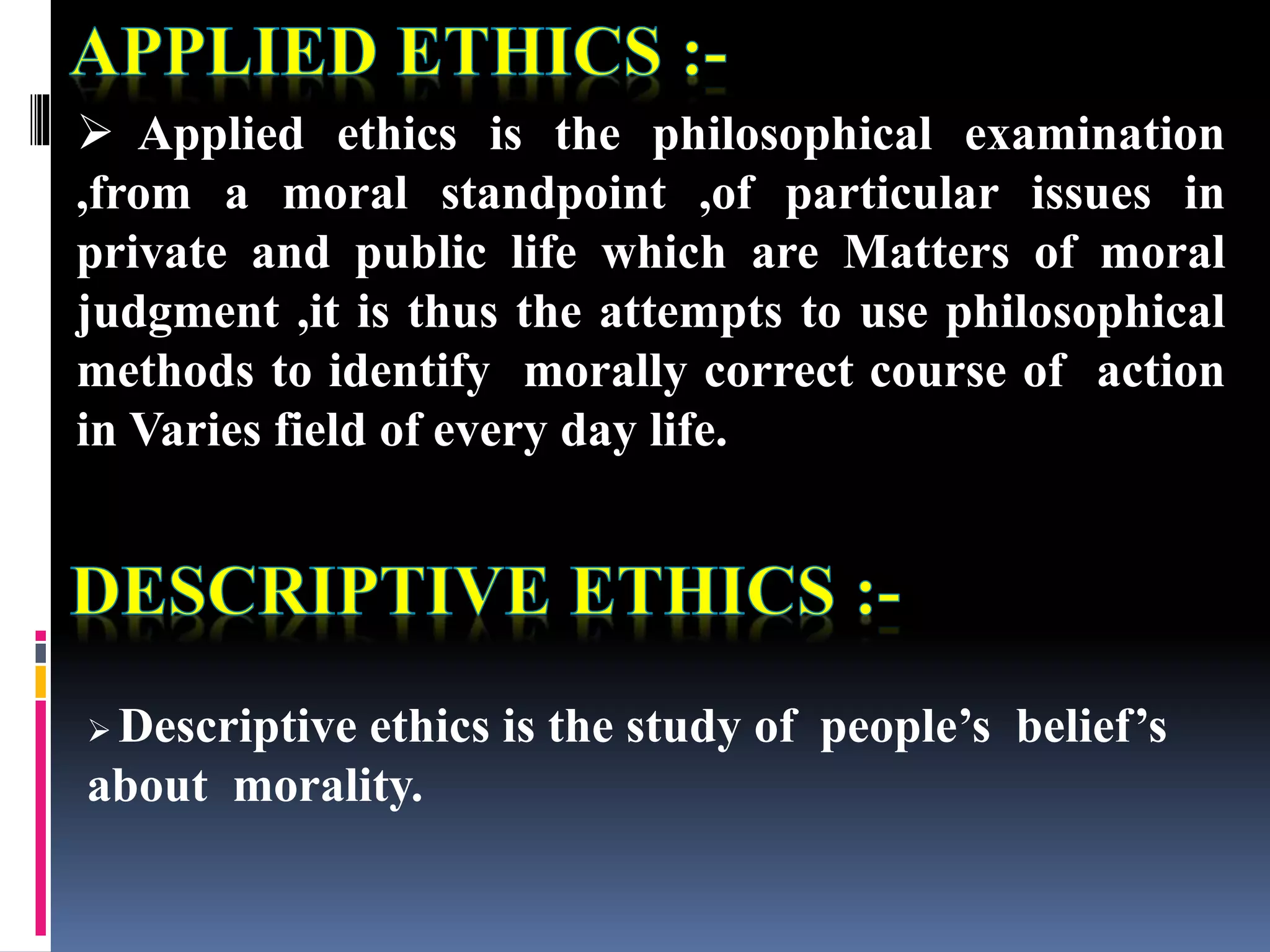VALUES & ETHICS | PPTX