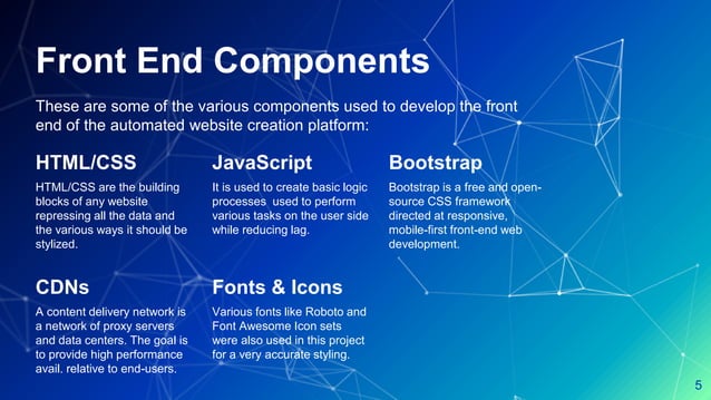 Internship Presentation 1 Web Developer | PPTX | Web Development | Internet