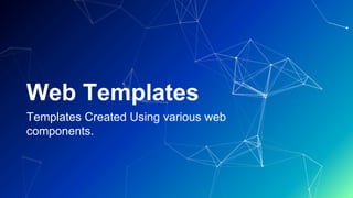 Internship Presentation 1 Web Developer | PPTX