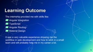 Internship Presentation 2 Web Developer | PPTX