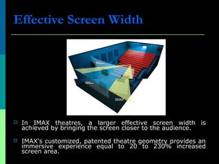 Hemant ppt on_imax | PPT | Cameras and Camcorders | Consumer Electronics