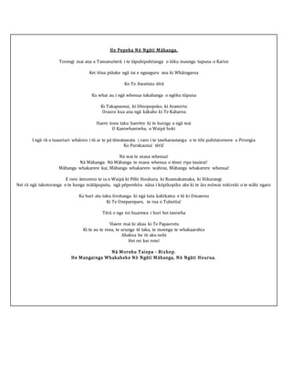 HE MANU TUHITUHI- Writing lesson | DOCX | Educational Assessment ...