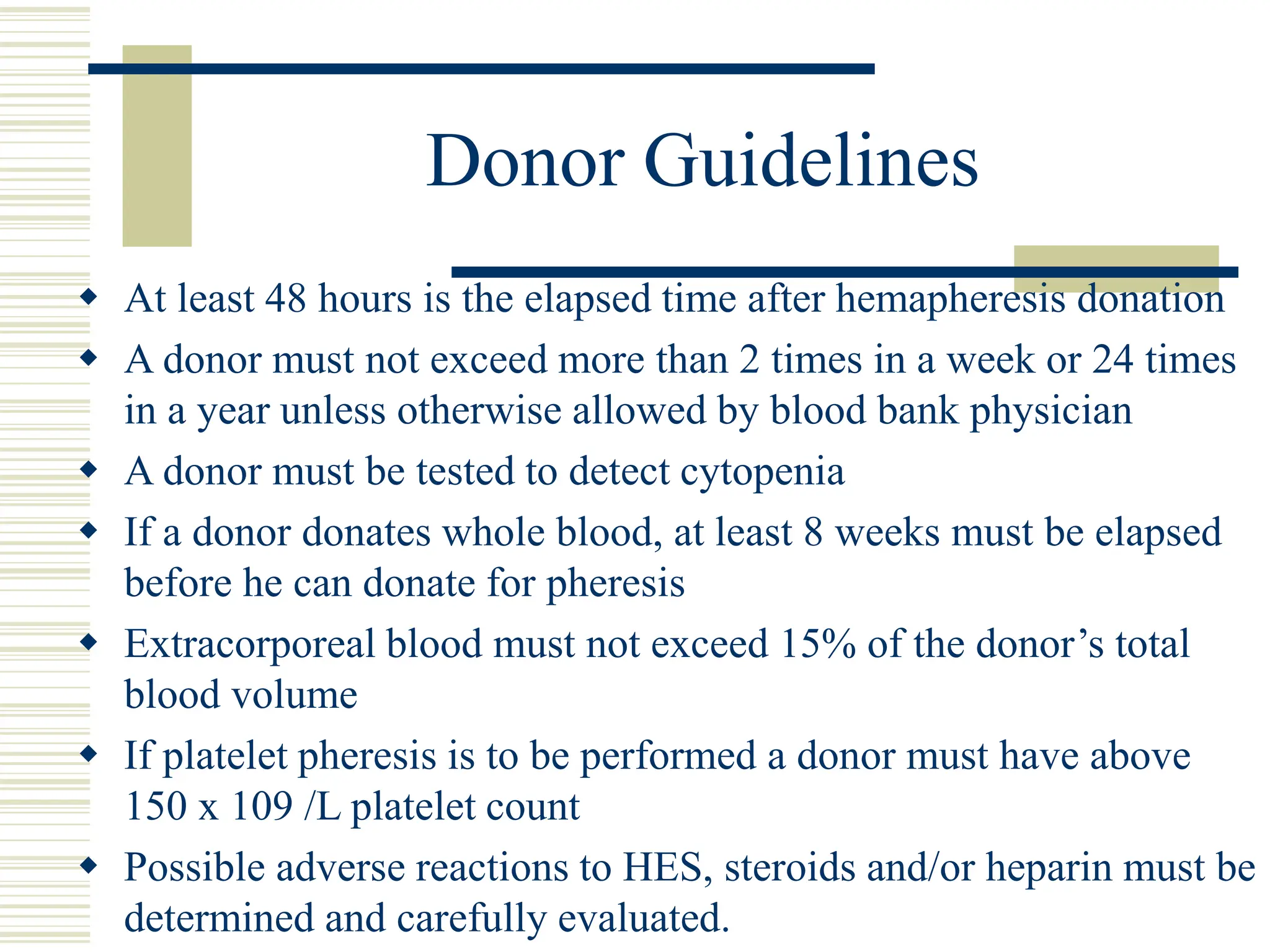 HEMAPHERESIS DONOR SELECTION in blood banking.ppt