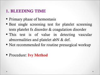 Hema practical 03 coagulation | PPT