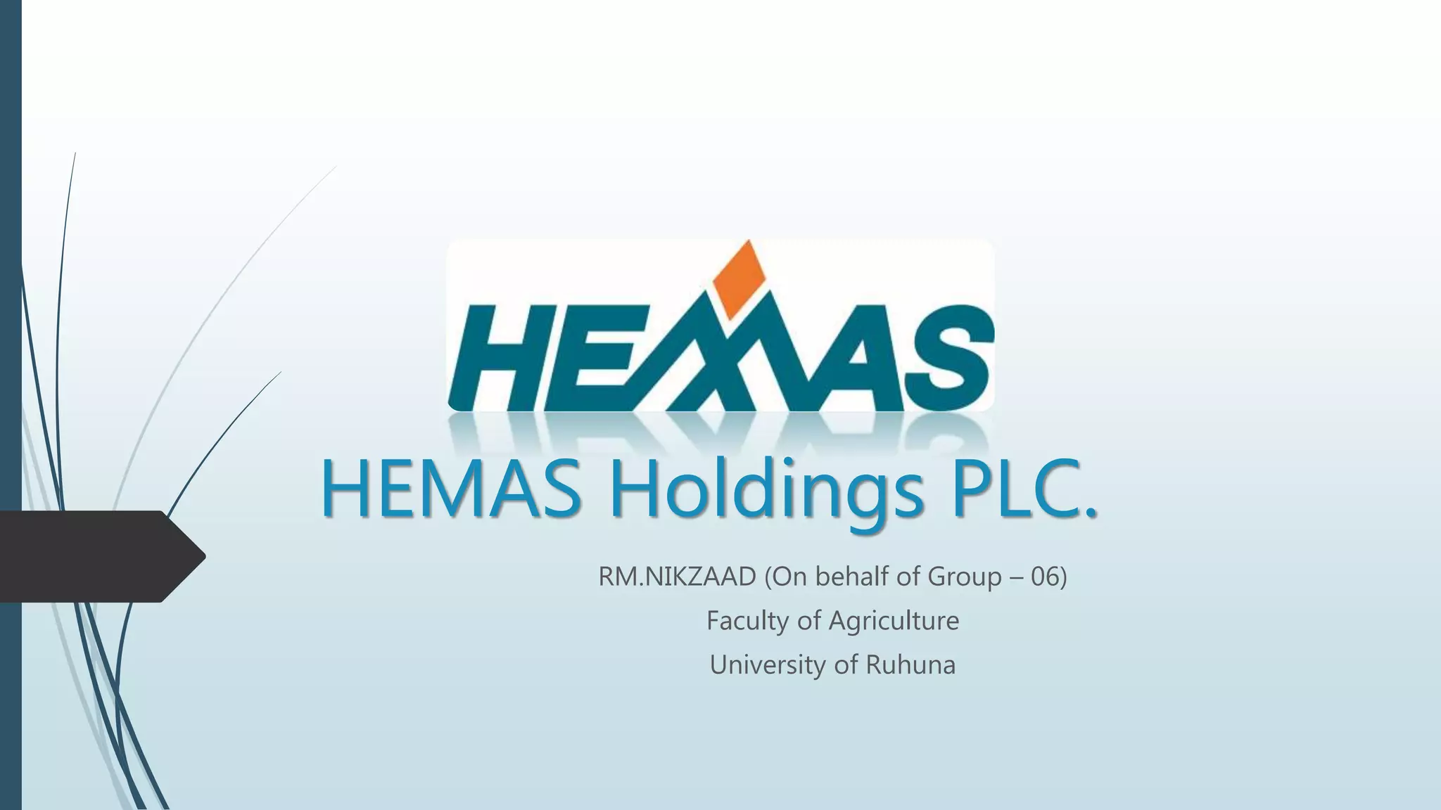 SWOT Analysis - Hemas holdings PLC Sri Lanka | PPTX