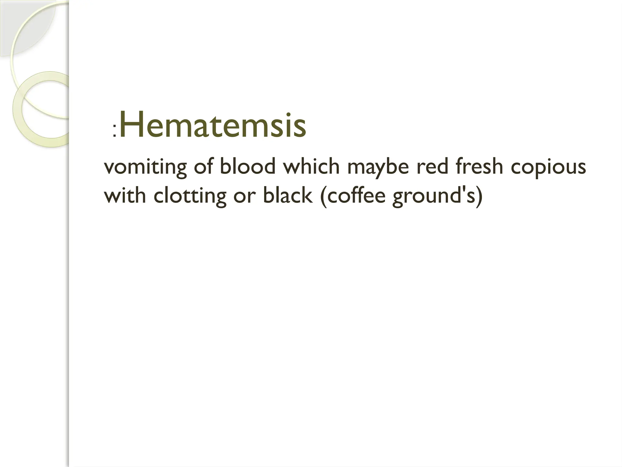 سمناري hematemesis.pptx presentationbc | PPT | Free Download