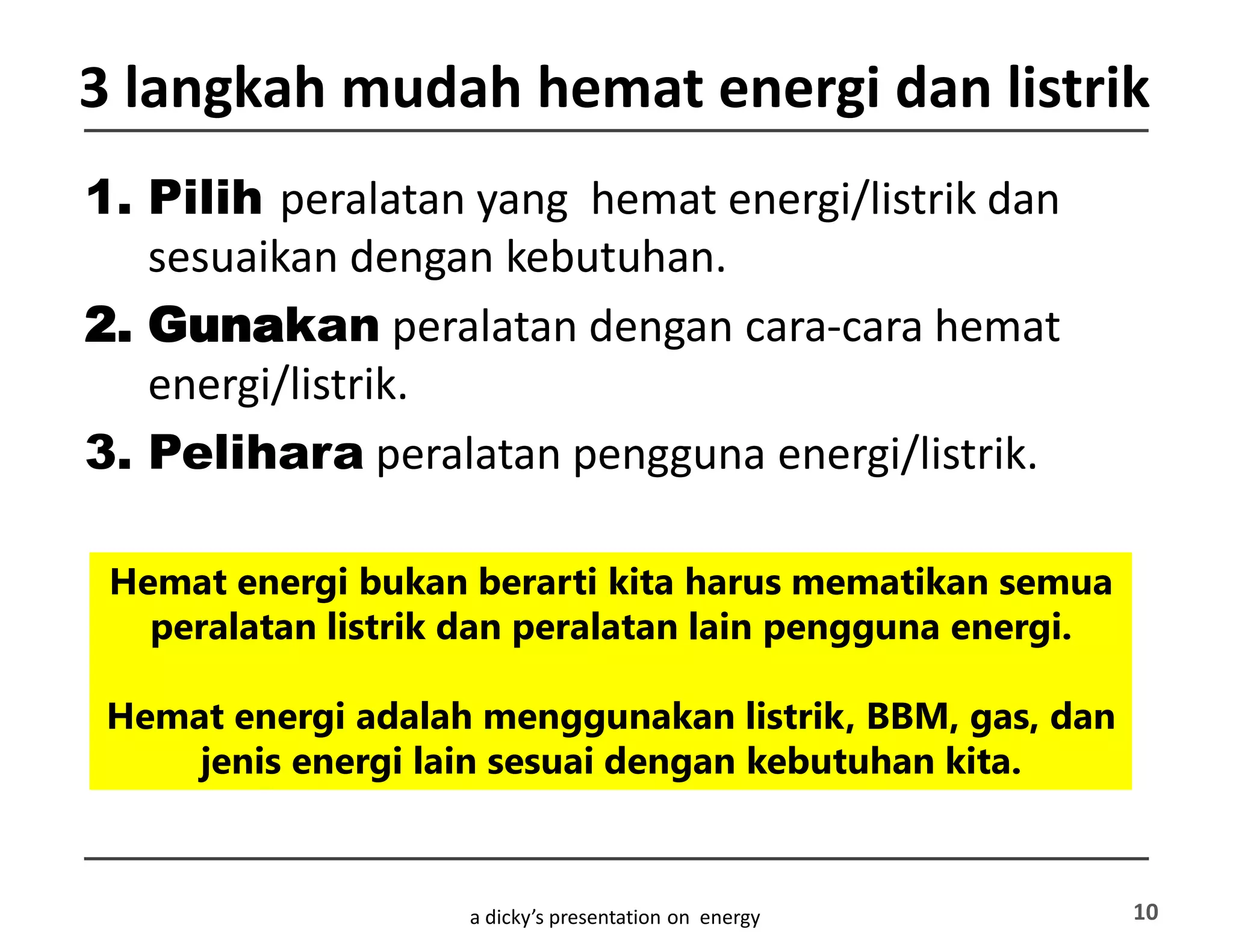 Hemat energi untuk anak anak | PDF