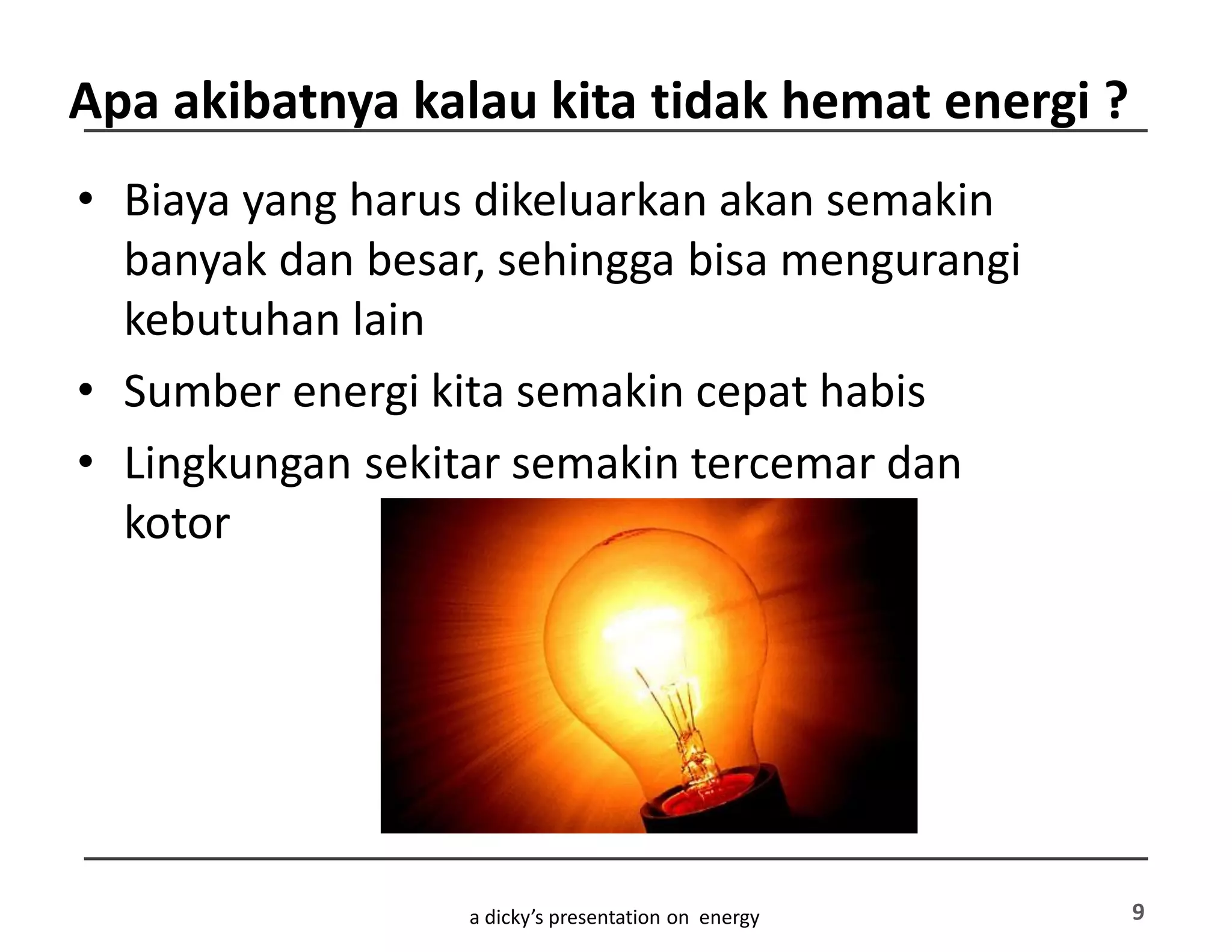 Hemat energi untuk anak anak | PDF
