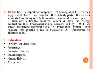 Hematinics | PPTX