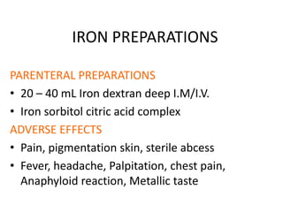 hematinics.ppt
