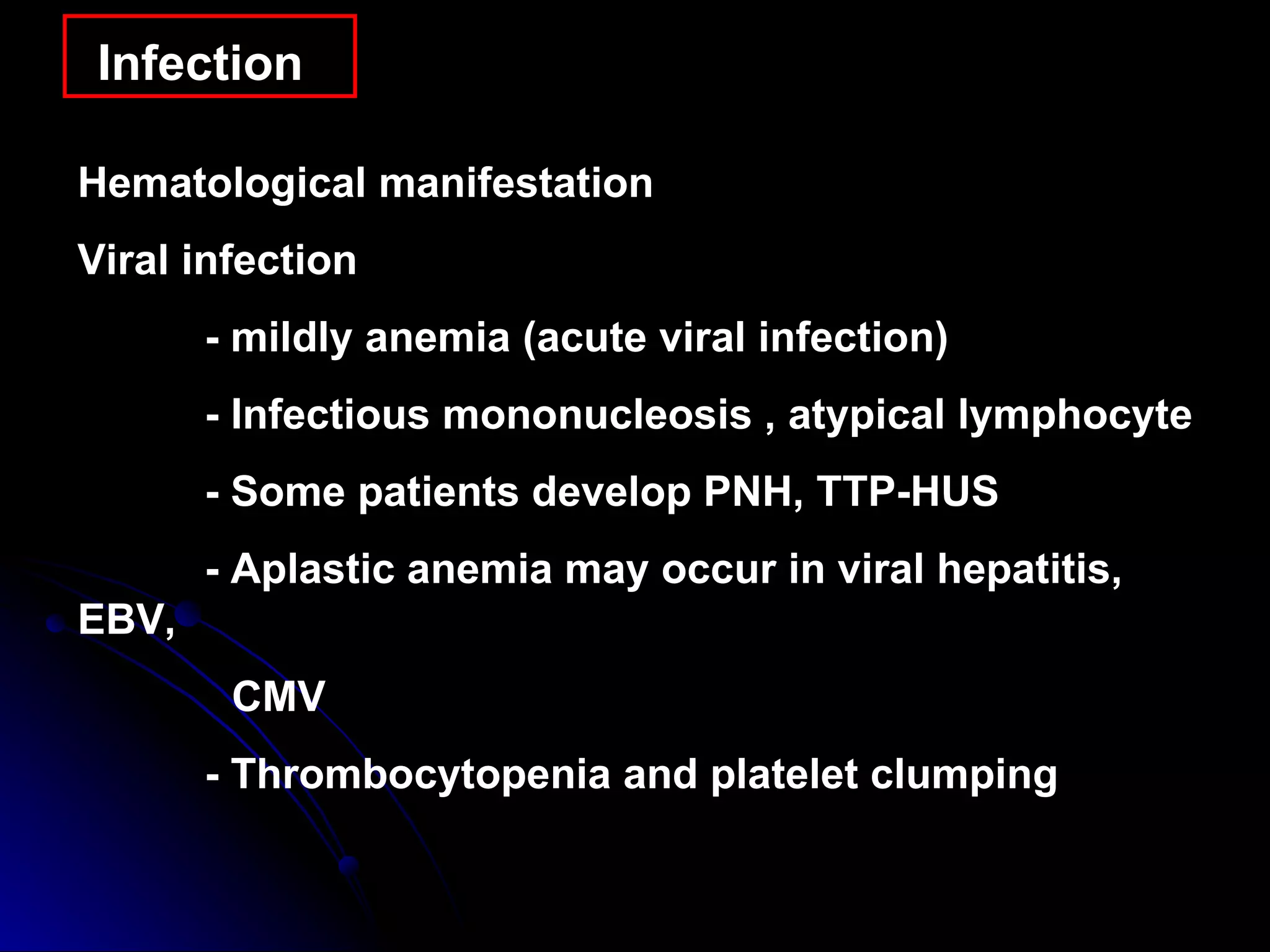 hemato in systemic diseases | PPT