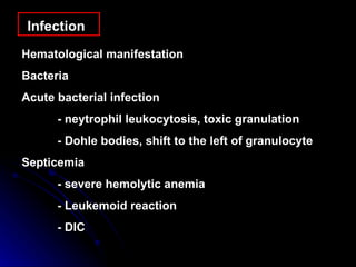 hemato in systemic diseases | PPT