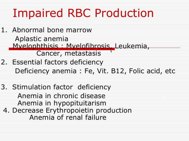 Anemia, Microcytic Hypochromic and Macrocytic anemia | PPT | Blood ...