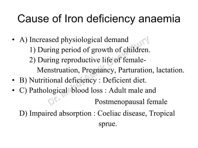 Anemia, Microcytic Hypochromic and Macrocytic anemia | PPT | Blood ...