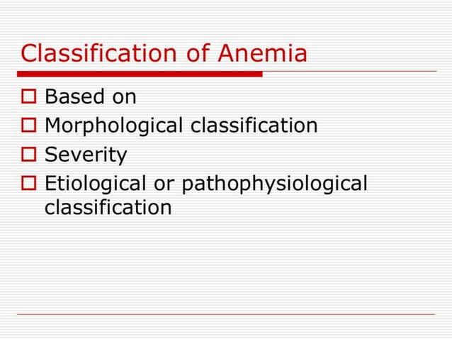 Anemia, Microcytic Hypochromic and Macrocytic anemia | PPT | Blood ...