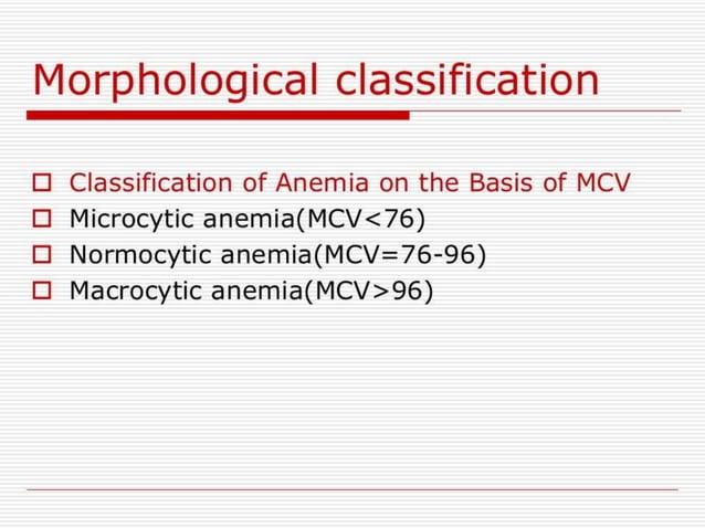 Anemia, Microcytic Hypochromic and Macrocytic anemia | PPT | Blood ...