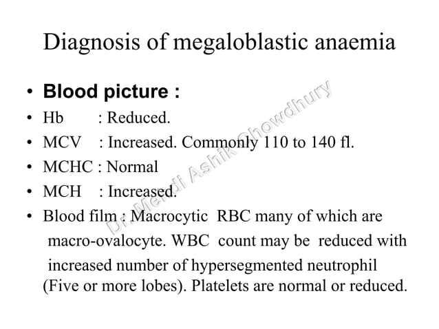 Anemia, Microcytic Hypochromic and Macrocytic anemia