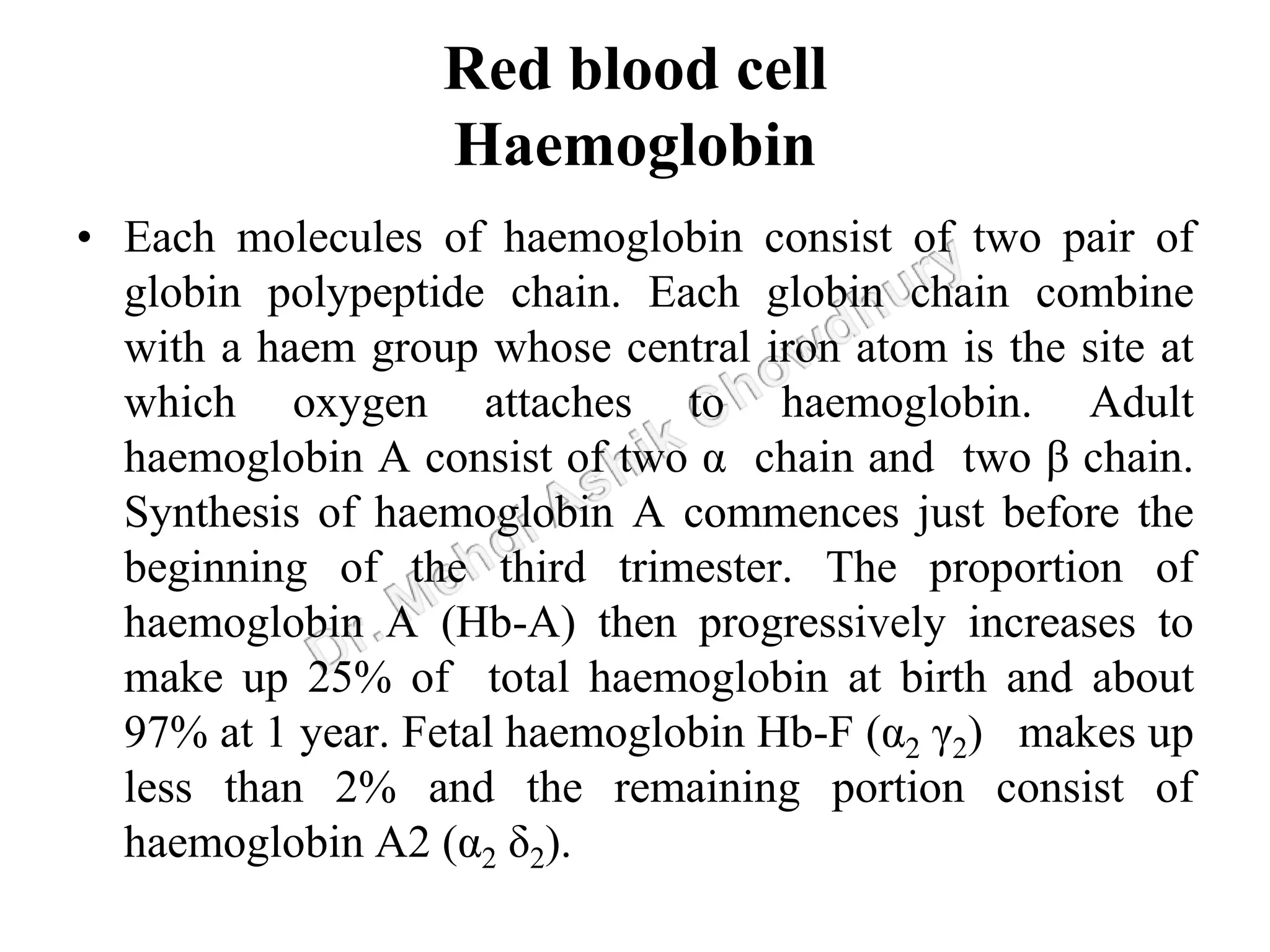 Haemolytic anemia,Thalassemia, sickle cell Anemia) | PPT