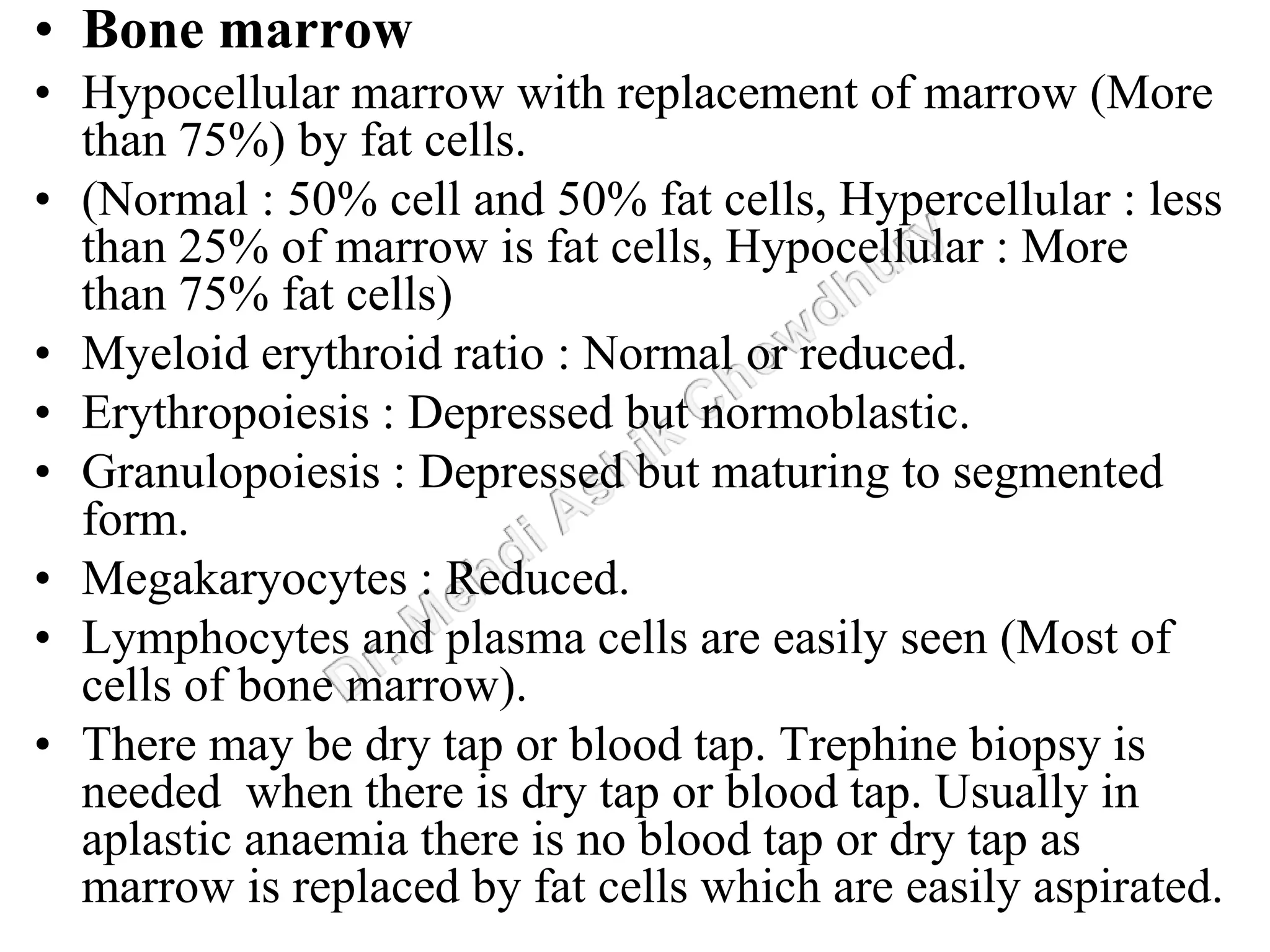 Pancytopenia and Aplastic anaemia, sideroblastic Anemia | PPT
